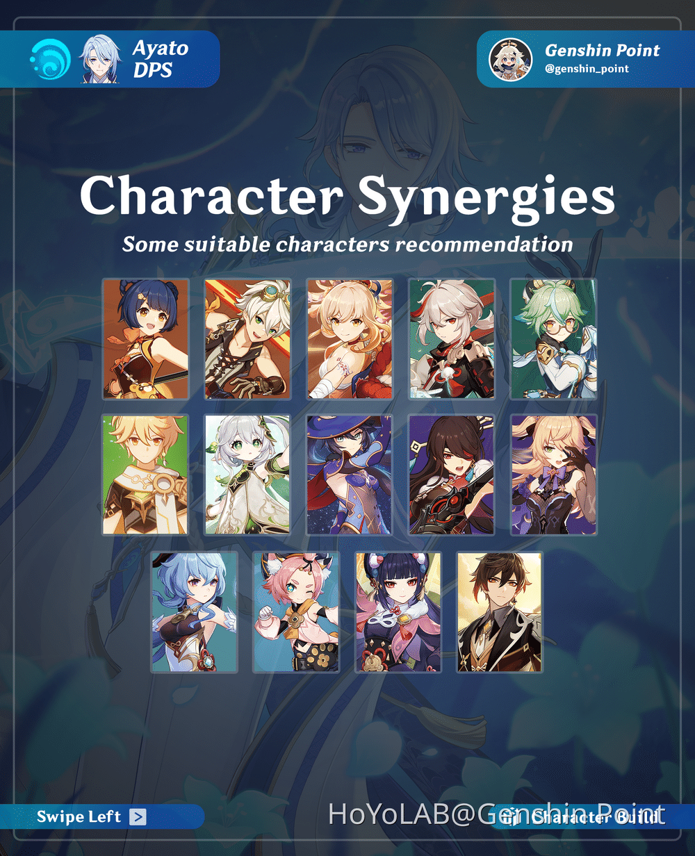Ayato - DPS Build Genshin Impact | HoYoLAB