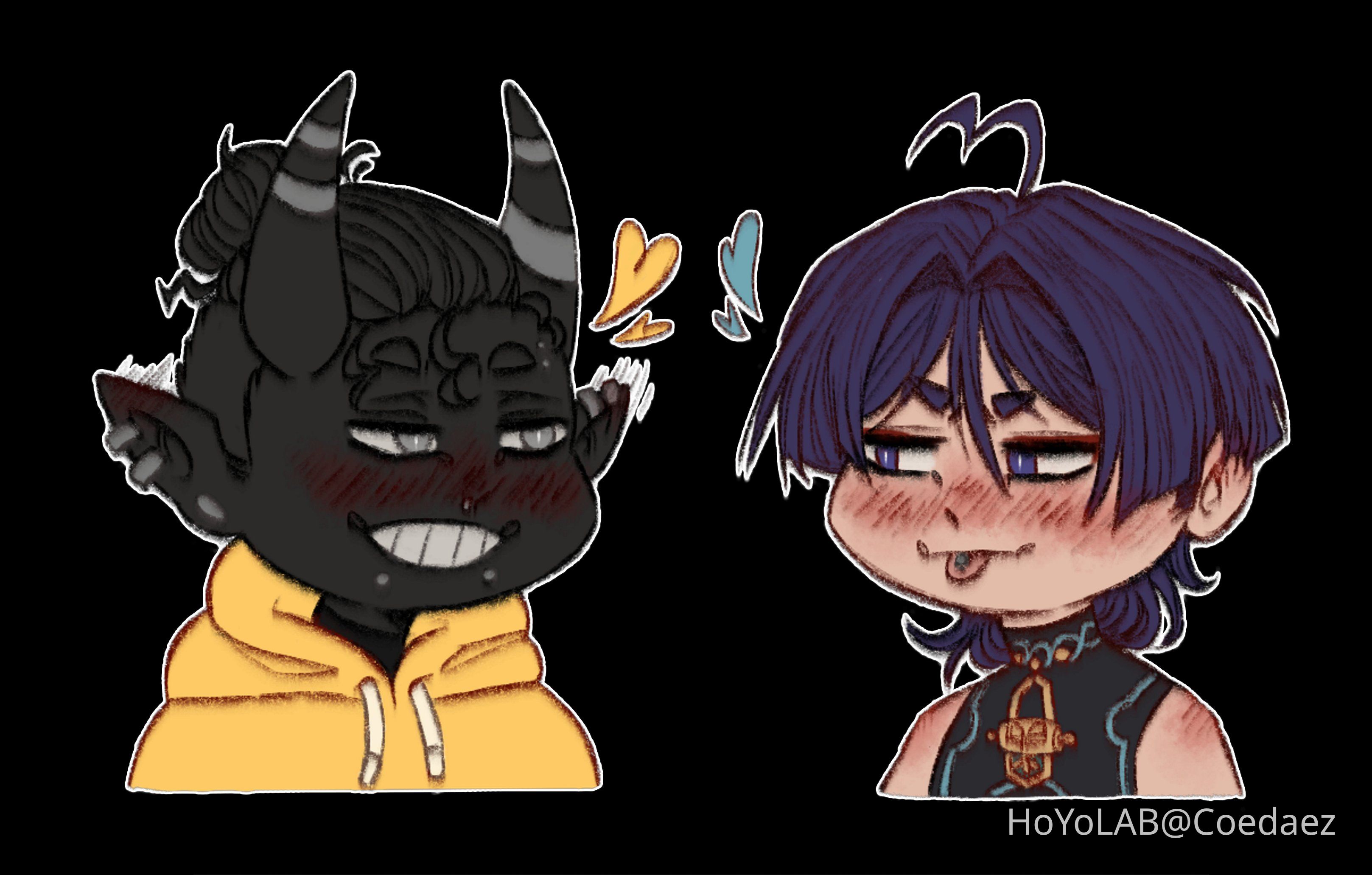 Chibi Sona & Scara Genshin Impact | HoYoLAB