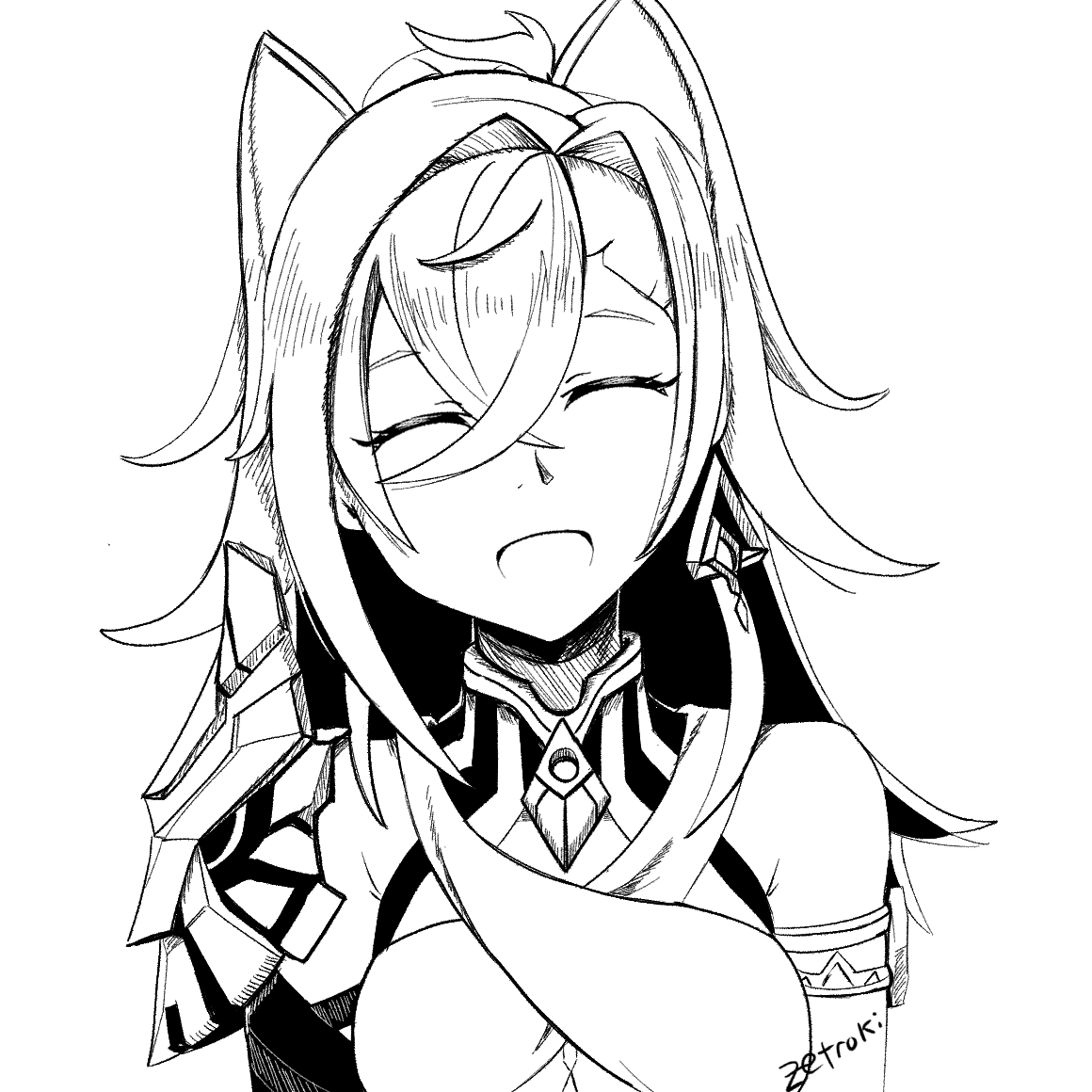 Drawing Dehya Every Single Day Until She Comes Home Genshin Impact ...