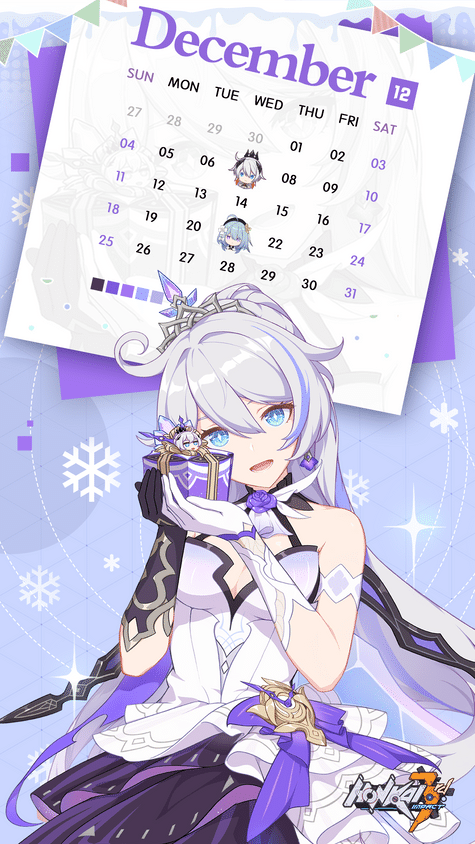 My calendar collection so far from honkai’s official site Honkai Impact 3rd | HoYoLAB