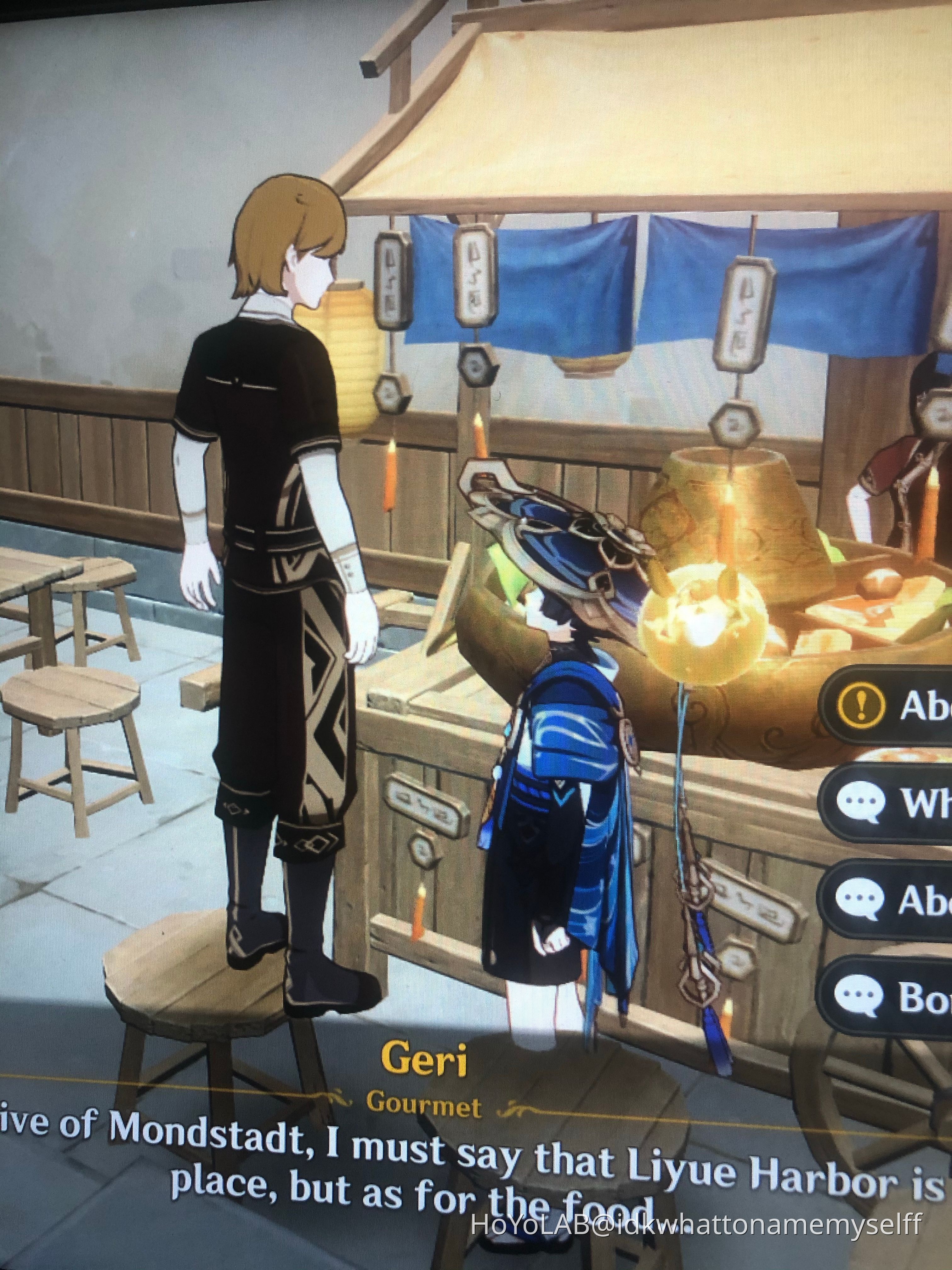 why is he standing on a chair- Genshin Impact | HoYoLAB