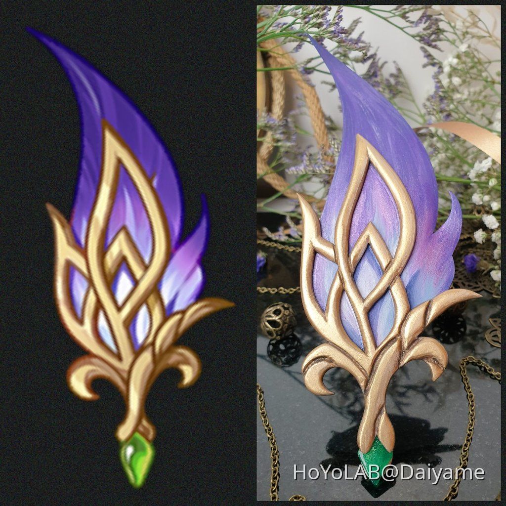 🪶 Plume of Death - handcrafted Artefact 💜 Genshin Impact | HoYoLAB