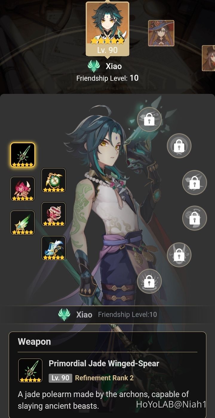 C0 Xiao build Genshin Impact | HoYoLAB