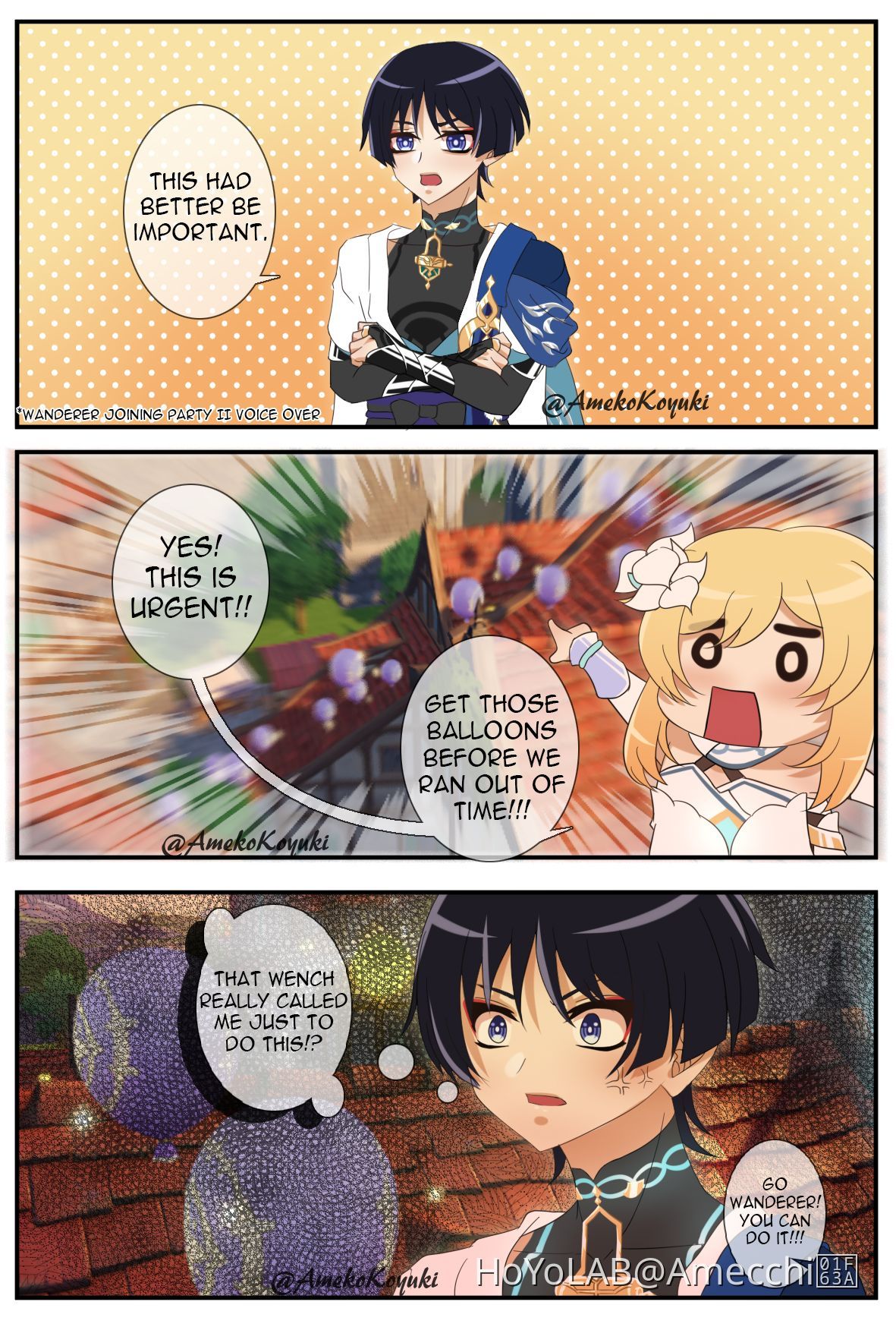 This is the most IMPORTANT thing, Wanderer ☹️☹️ Genshin Impact | HoYoLAB