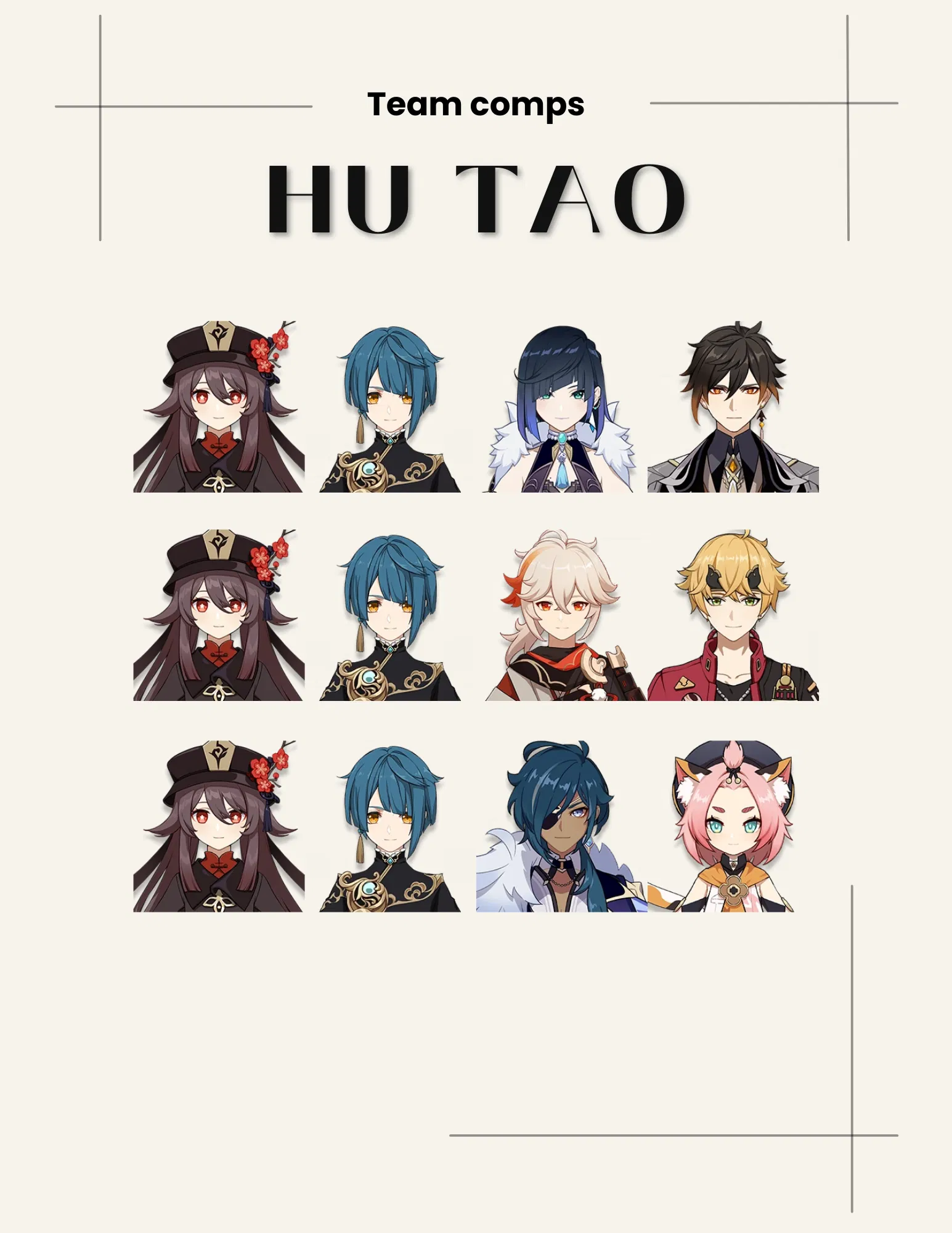 Hu Tao build guide | Anshin ED.1 Genshin Impact | HoYoLAB