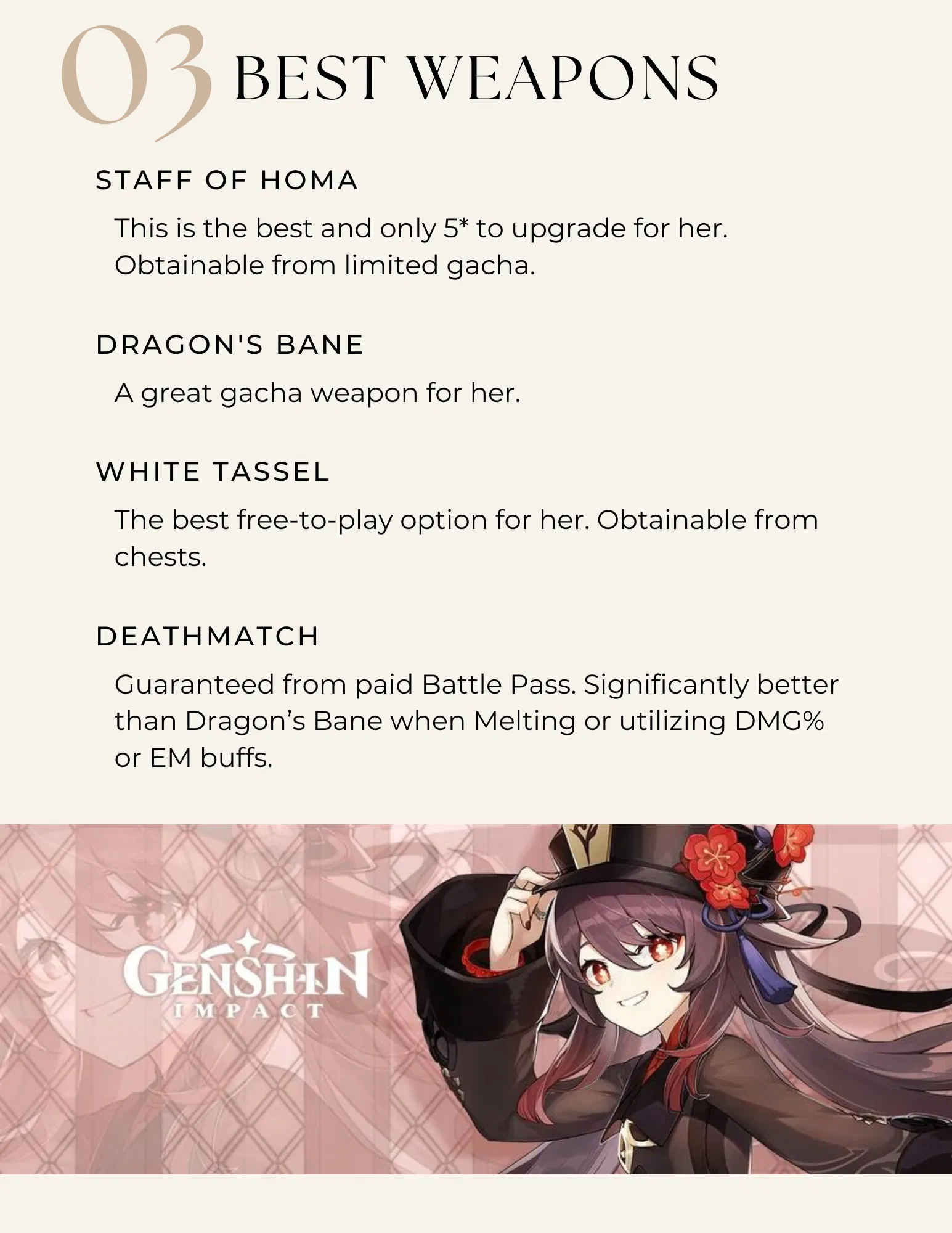 Hu Tao build guide | Anshin ED.1 Genshin Impact | HoYoLAB