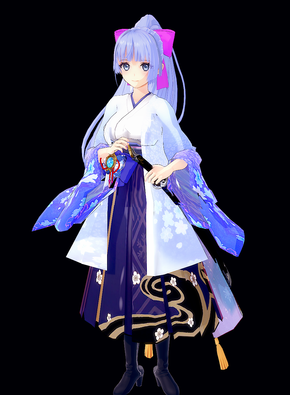 ayaka skin 3Dmodel Genshin Impact | HoYoLAB