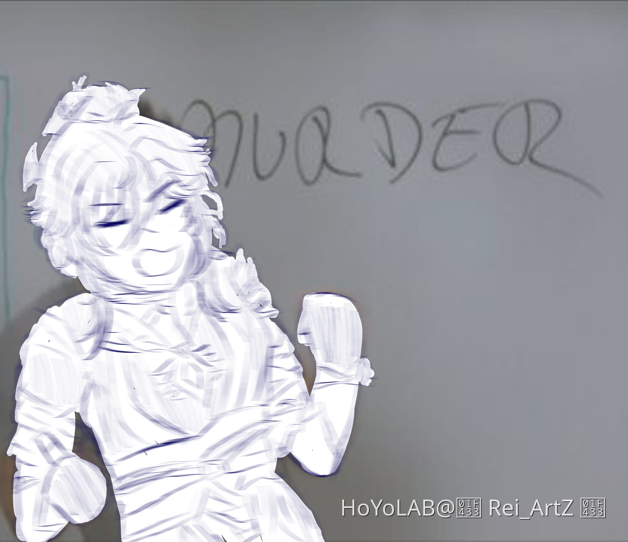 I drew Azra using a meme reference again Genshin Impact | HoYoLAB