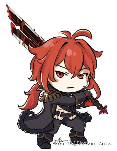 Chibi Diluc Genshin Impact | HoYoLAB