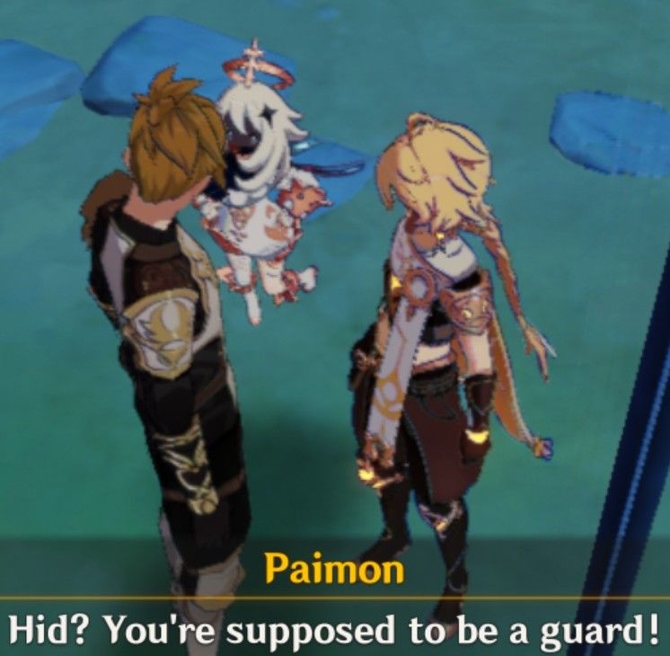 Faceless Paimon and Travler Genshin Impact | HoYoLAB