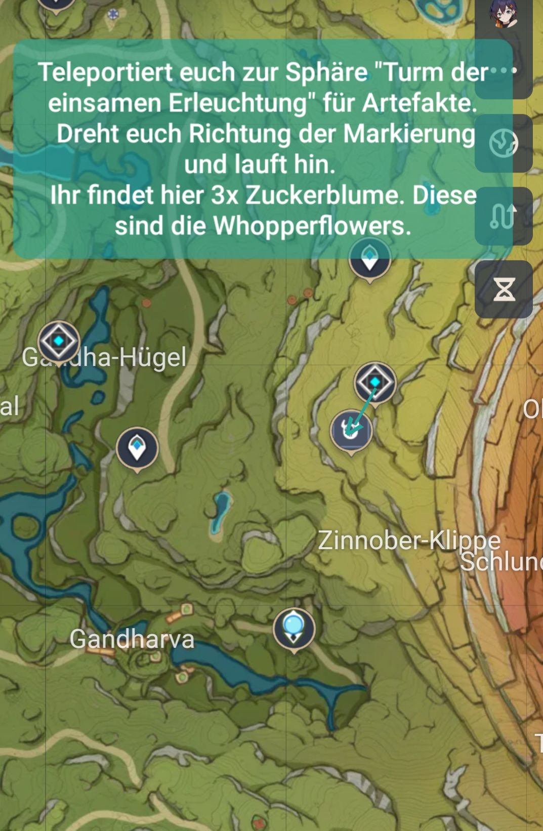 Farming Route IV = Whopperflower Sumeru Genshin Impact | HoYoLAB