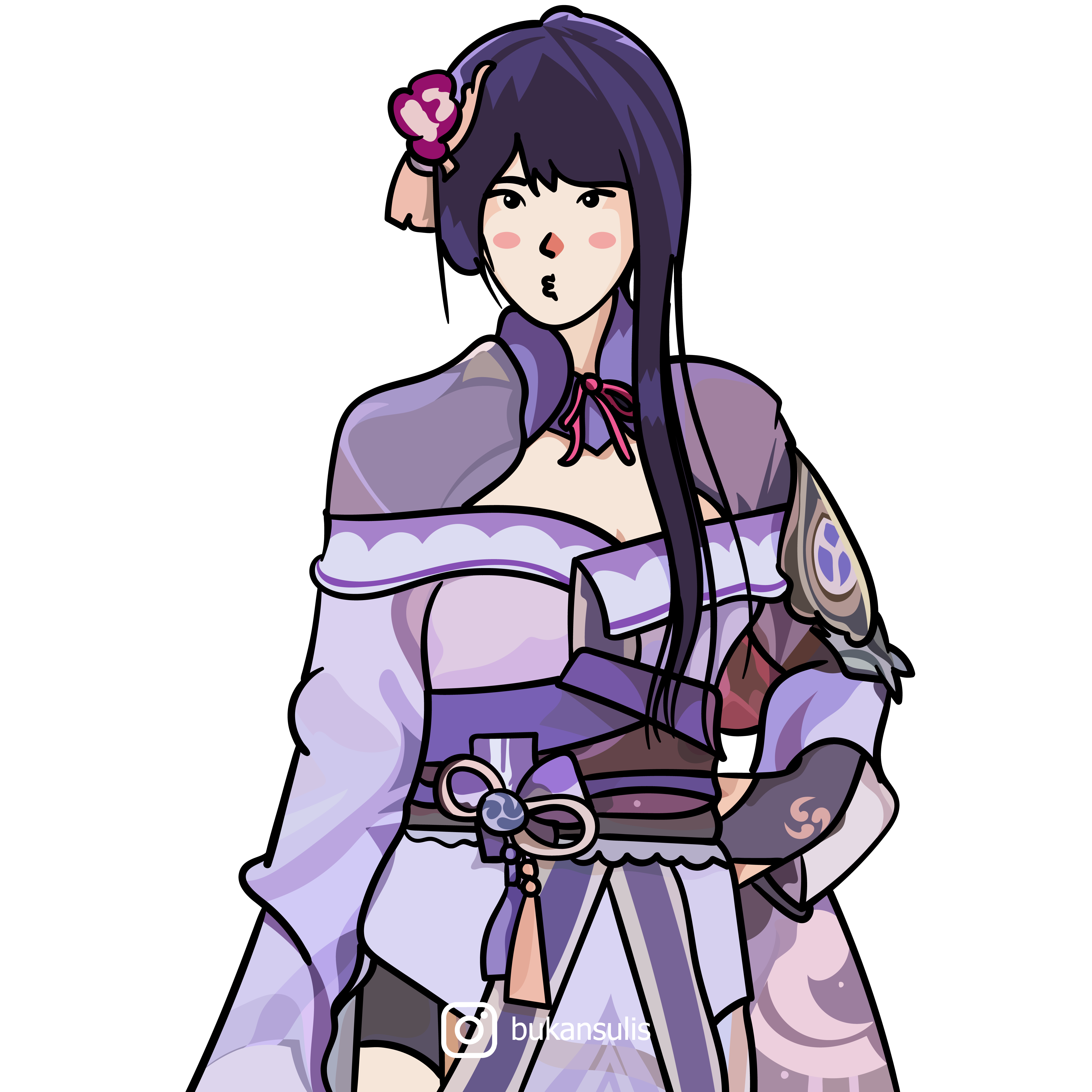 Cute Raiden Genshin Impact | HoYoLAB