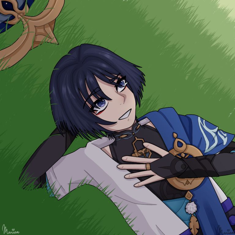 (Late) Wanderer Birthday Art Genshin Impact | HoYoLAB