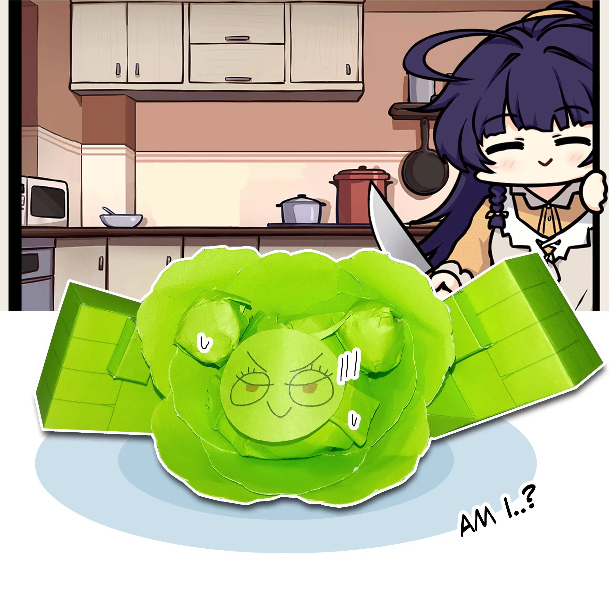 Ai chan Cabbage papercraft Honkai Impact 3rd | HoYoLAB