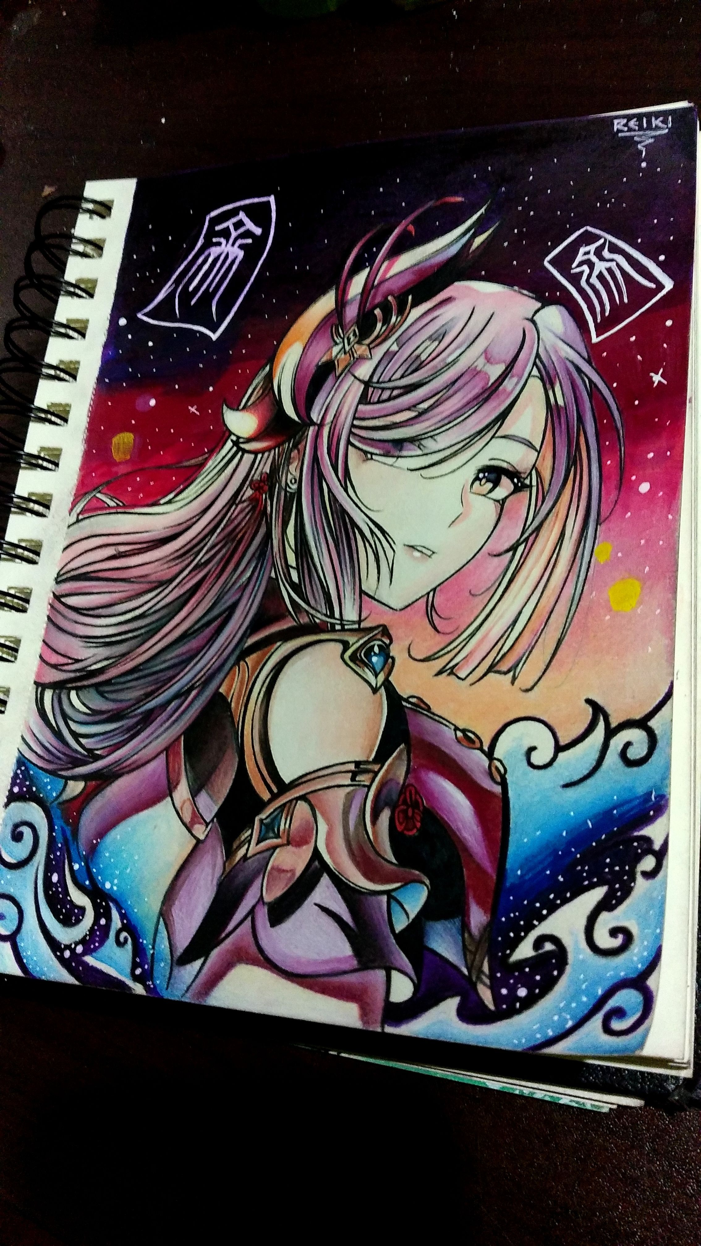 Drawing Shenhe | Final Day Genshin Impact | HoYoLAB