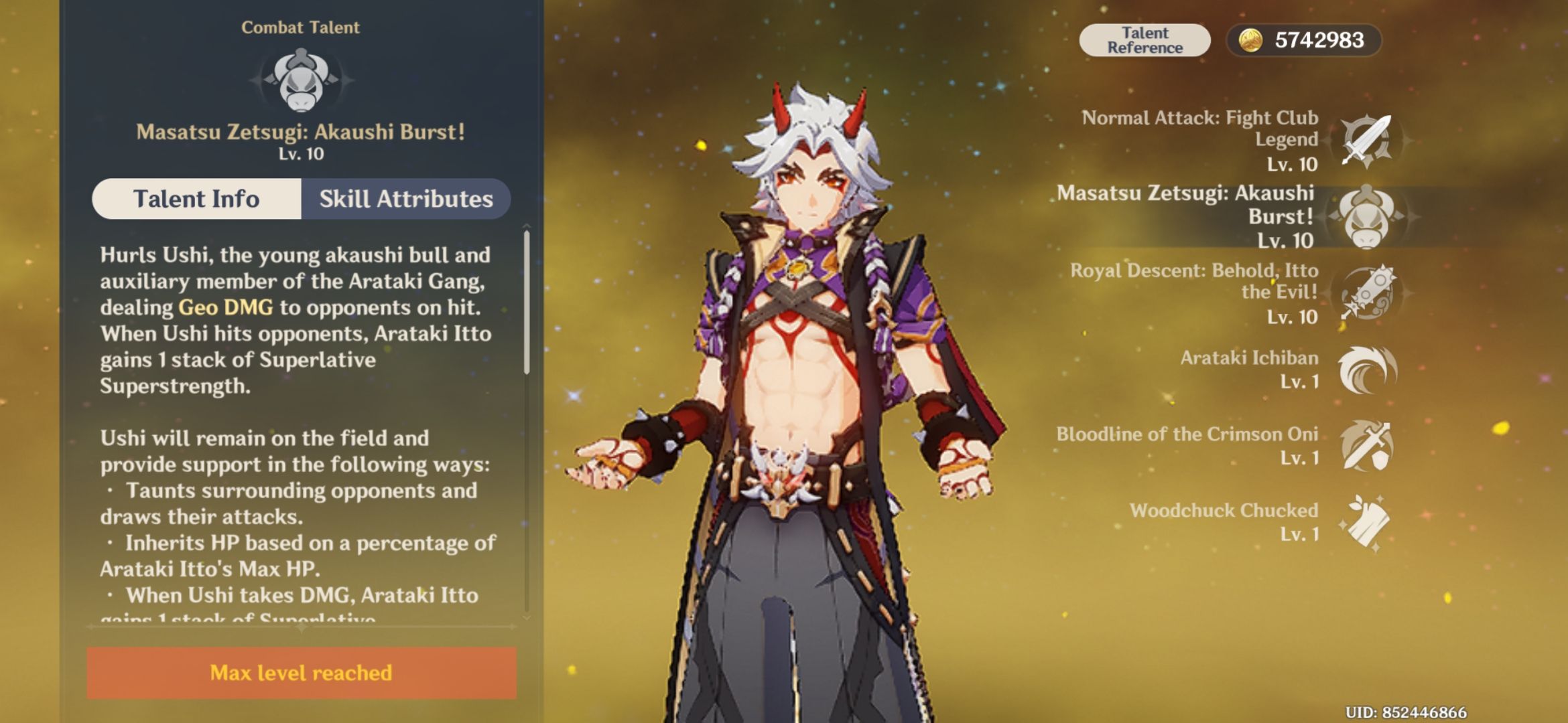 Itto Triple crown Genshin Impact | HoYoLAB