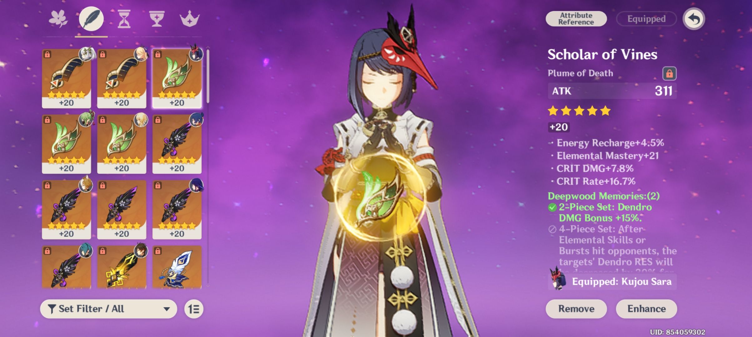 I just got two 40+ CV artifact pieces😍💜💜💚💚 Genshin Impact | HoYoLAB