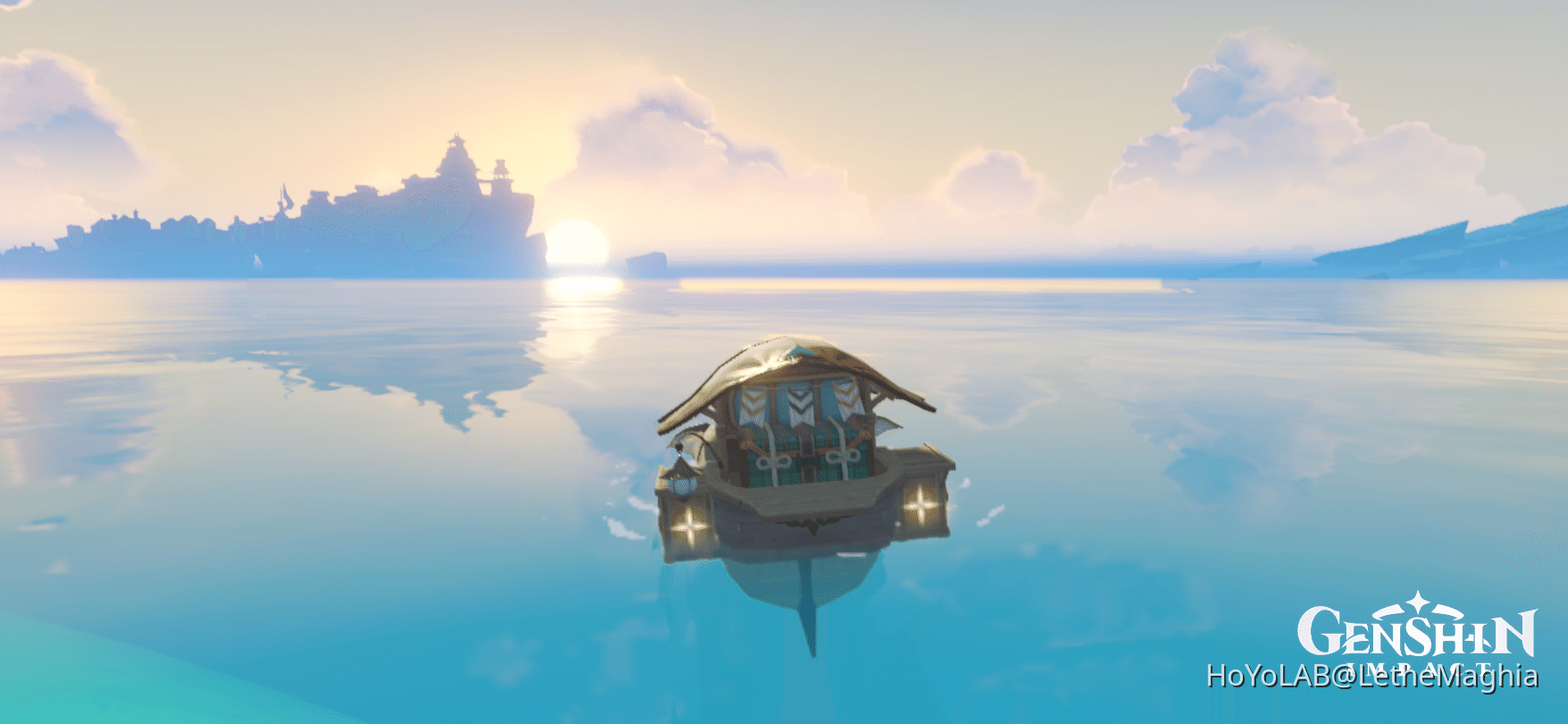 Sunset at Ritou Genshin Impact | HoYoLAB