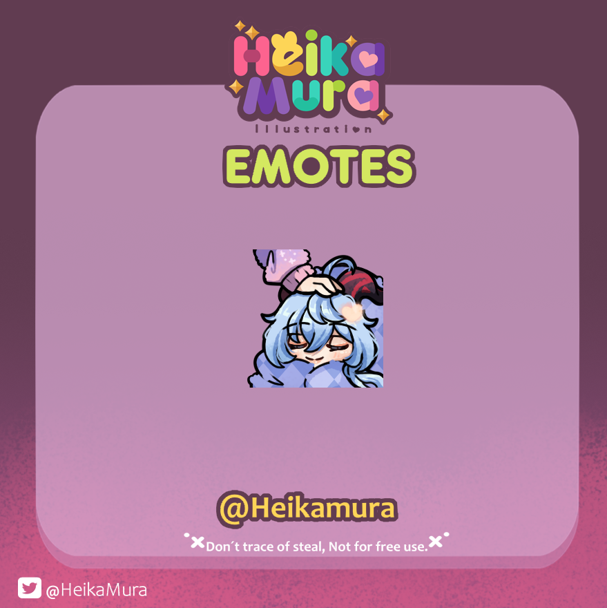 Ganyu emote ( For twitch ) 🐐🥥 Genshin Impact | HoYoLAB