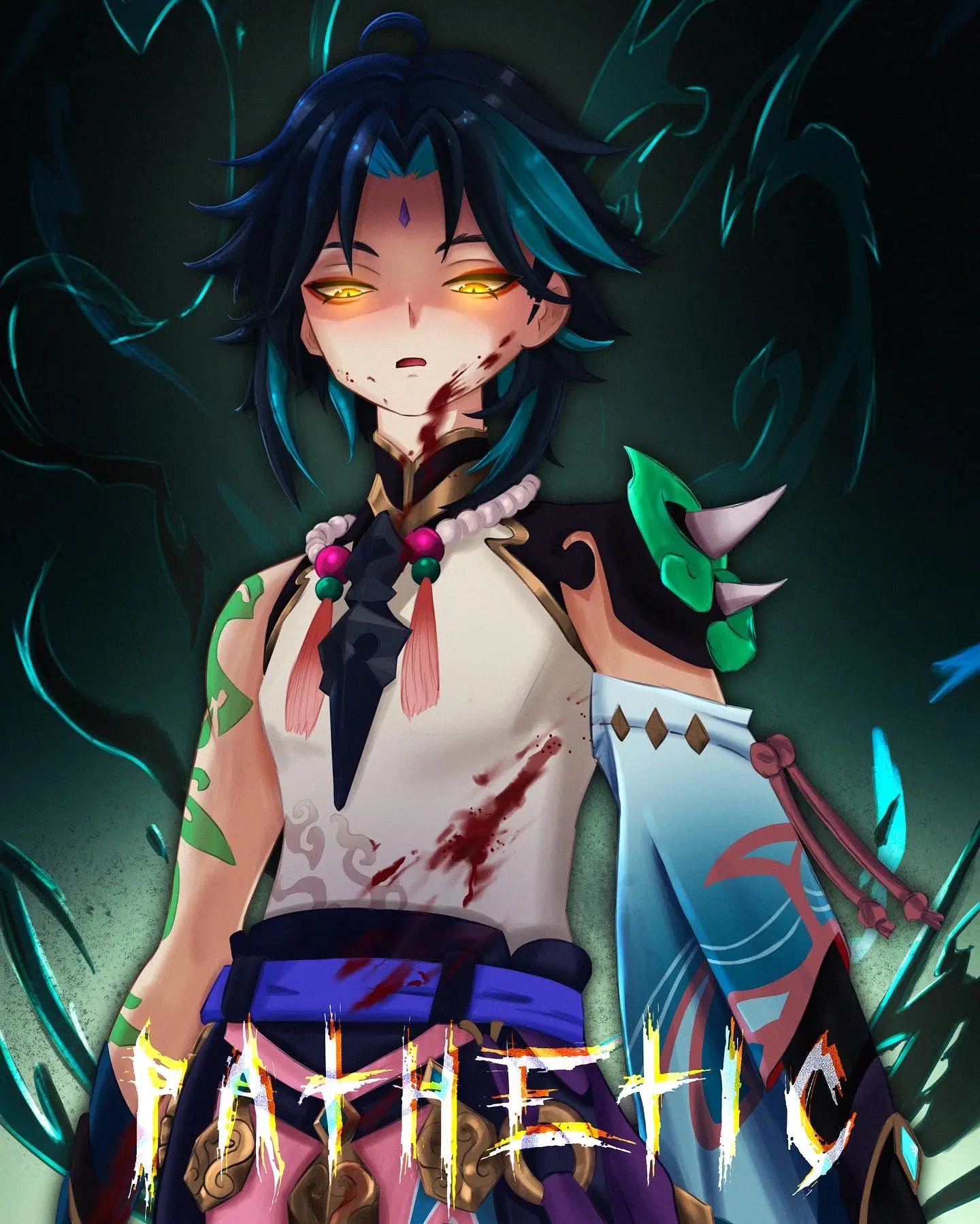 Pathetic - Xiao Fan Art Genshin Impact | HoYoLAB
