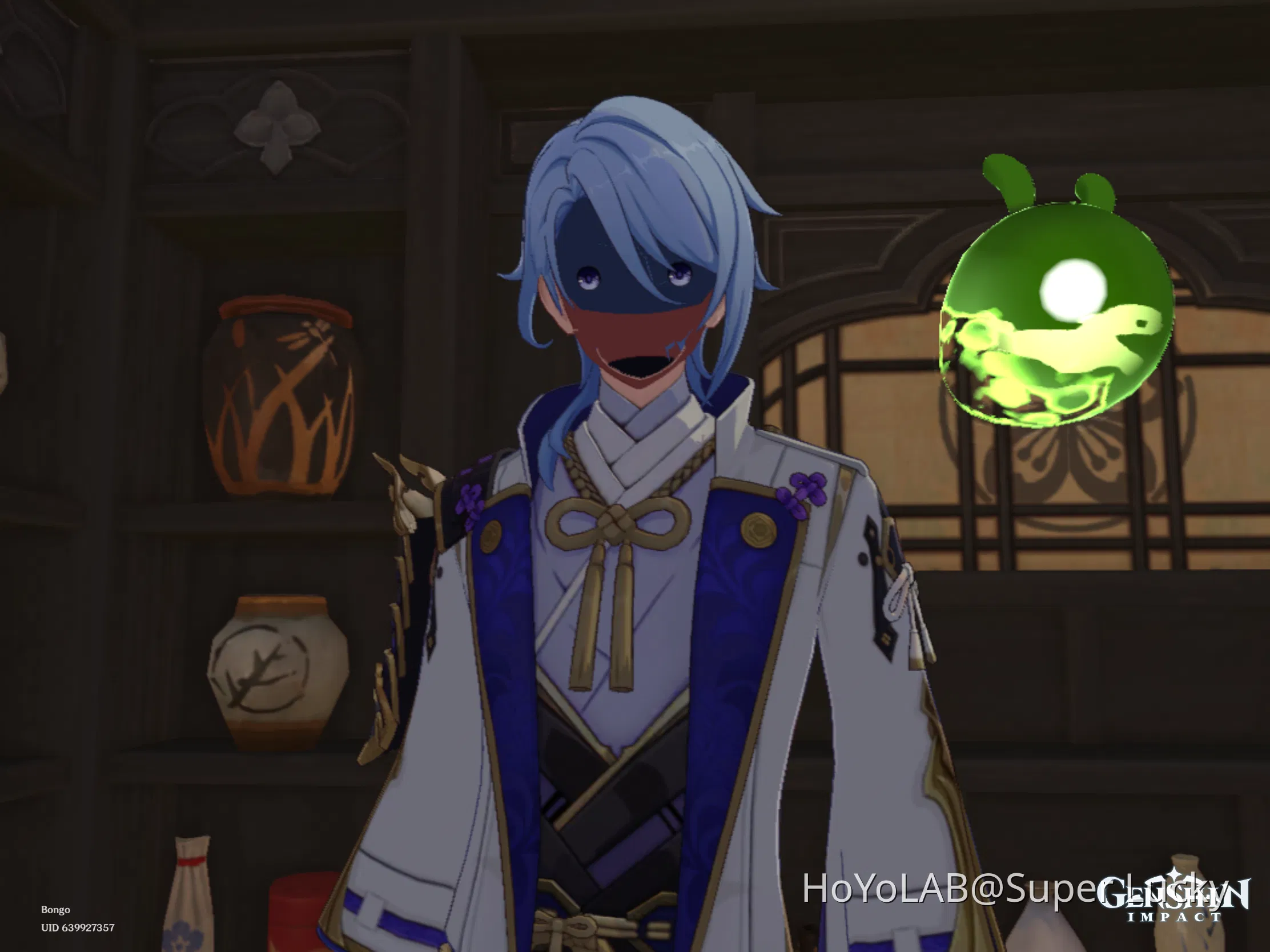 I was just messing around and I saw faceless Ayato Genshin Impact | HoYoLAB