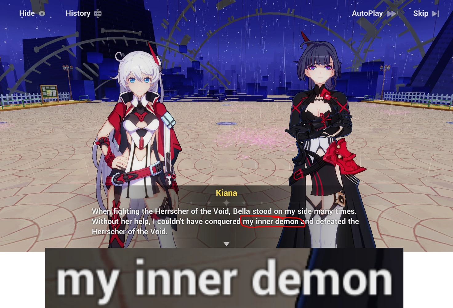 Inner demon is Sus 😂😂 Honkai Impact 3rd | HoYoLAB
