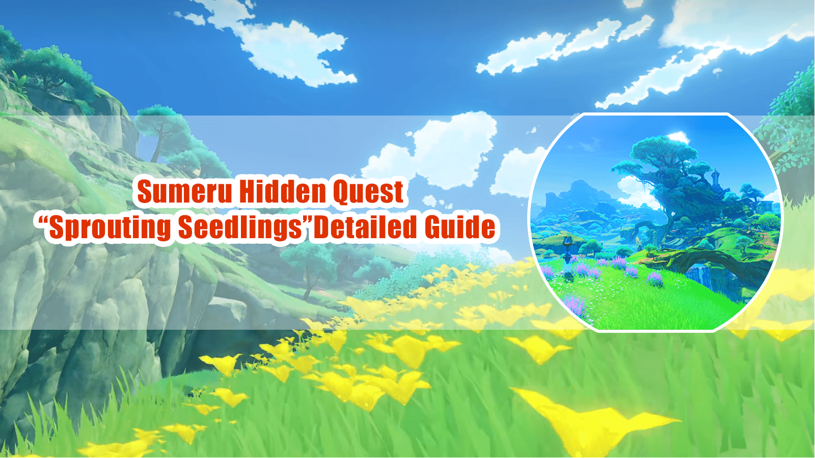 Sumeru Hidden Quest｜“Sprouting Seedlings”Detailed Guide Genshin Impact ...