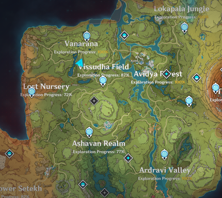 My Sumeru (Forest) Progress Genshin Impact | HoYoLAB