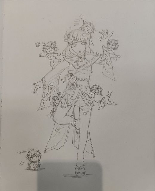 Raiden Shogun with mini Inazumans Genshin Impact | HoYoLAB