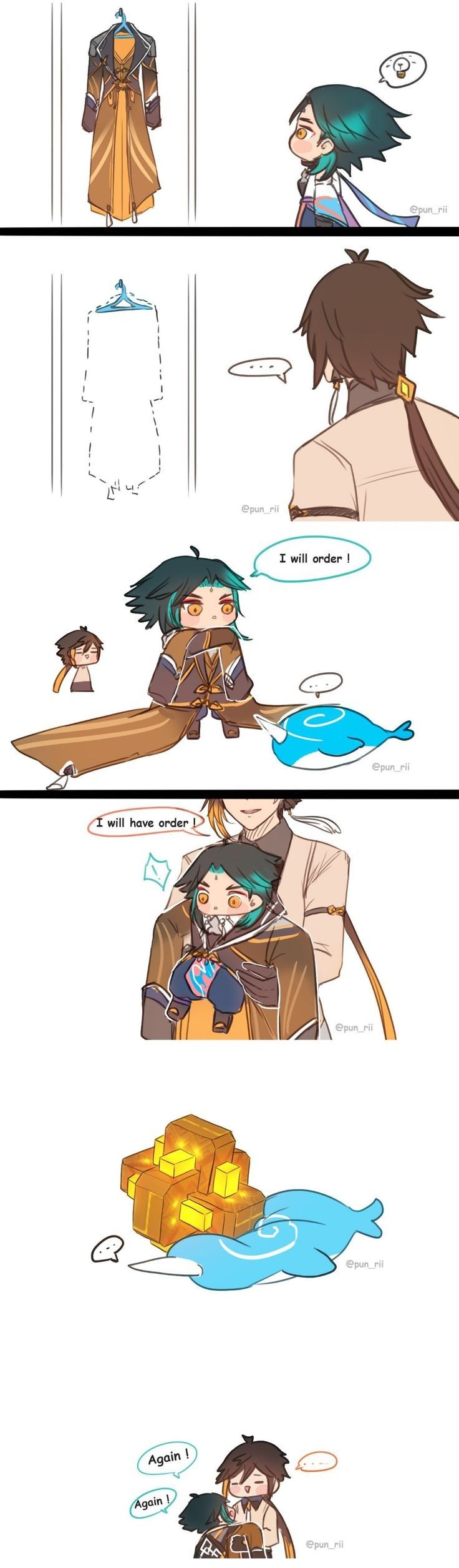 Mini xiao's life 🤧 / Vida de mini xiao🤧 Genshin Impact | HoYoLAB