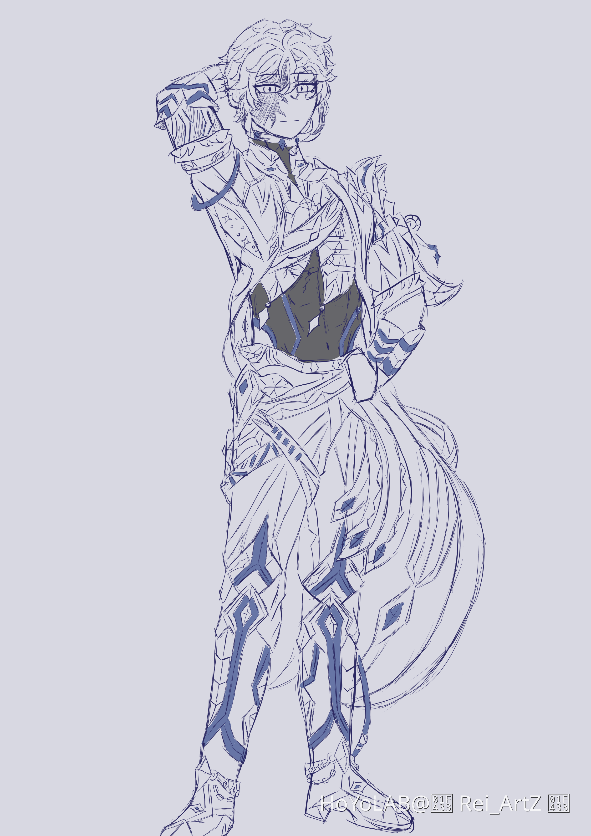 OKAY SO I DREW ALORA IN ONE OF HER KHAENRIAN ARMOR-SUITS I STILL DONT ...