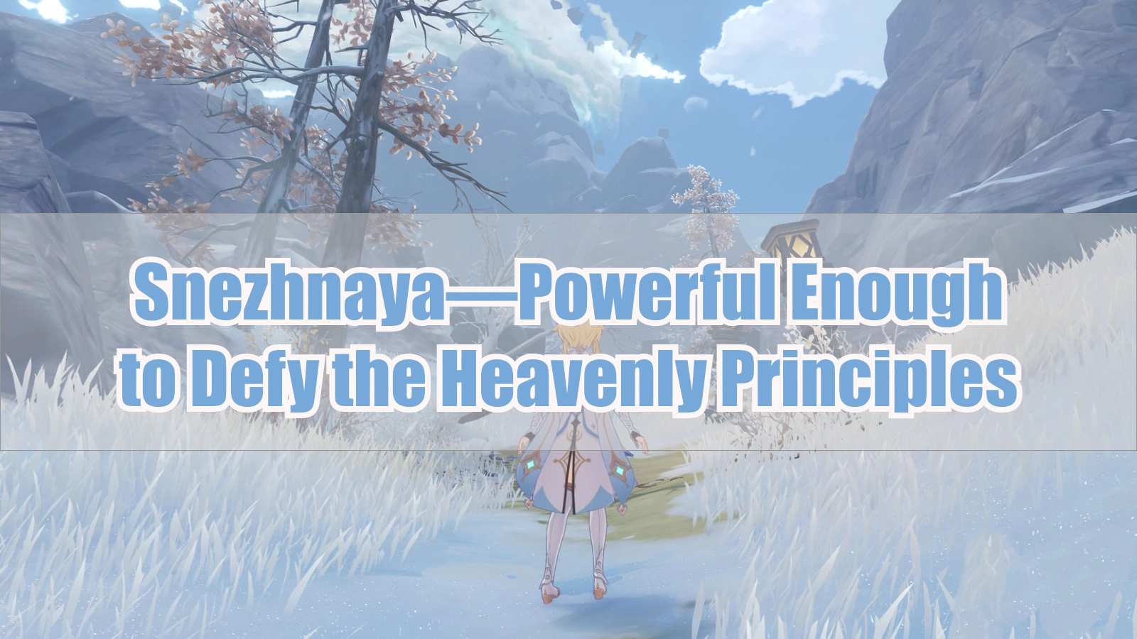 Snezhnaya—Powerful Enough to Defy the Heavenly Principles Genshin ...