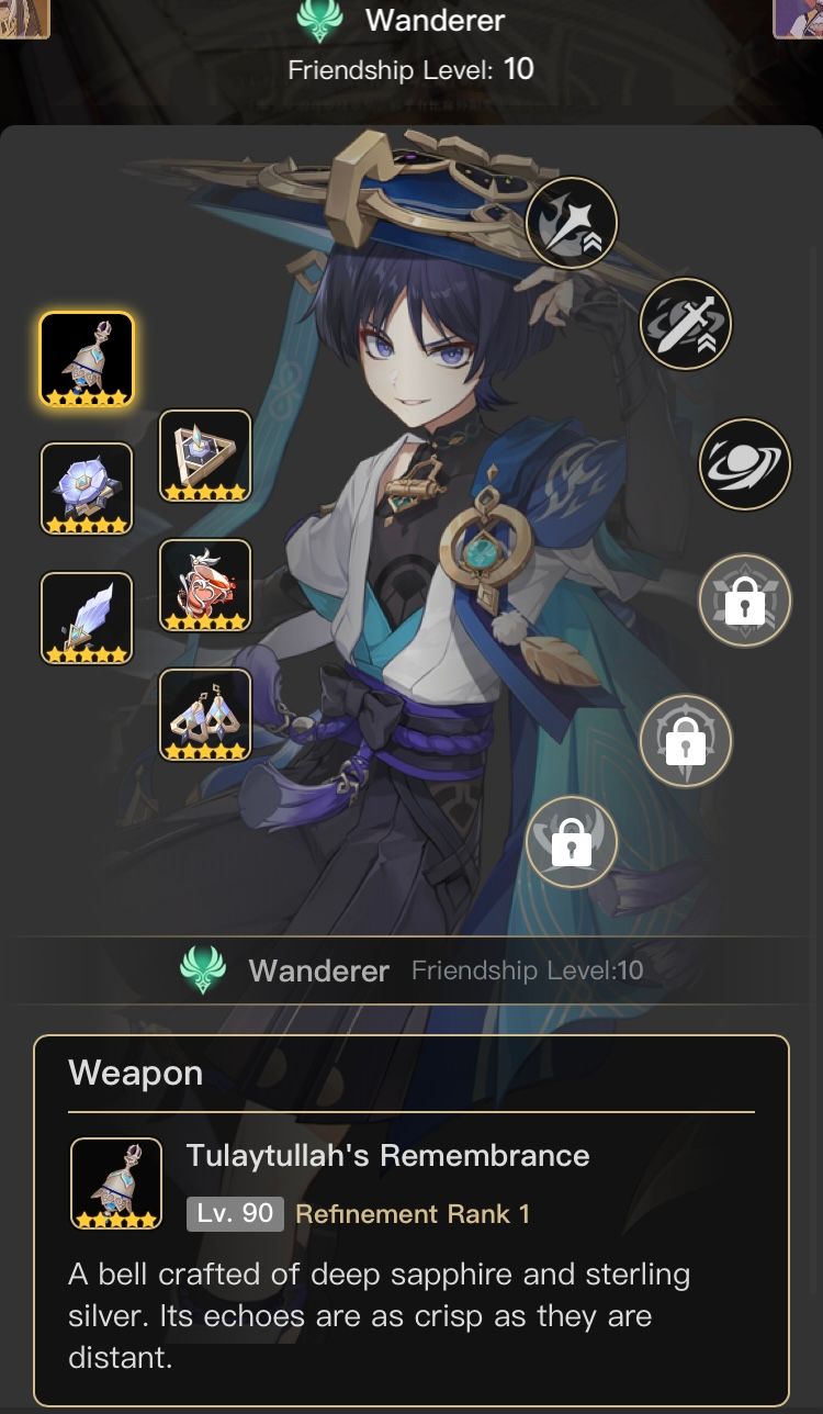 Wanderer Build Genshin Impact | HoYoLAB