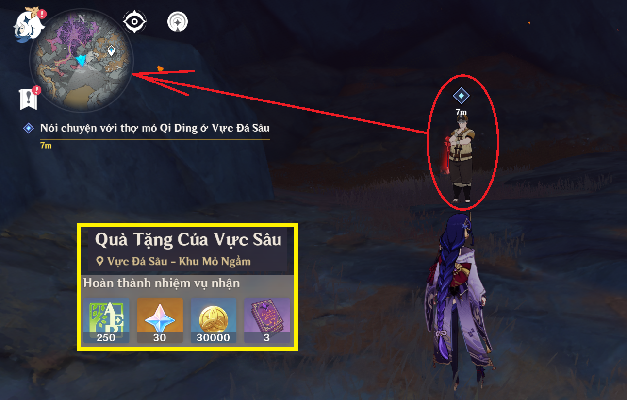 [Nhiệm Vụ] Tìm Thợ Mỏ Qi Ding Genshin Impact | HoYoLAB