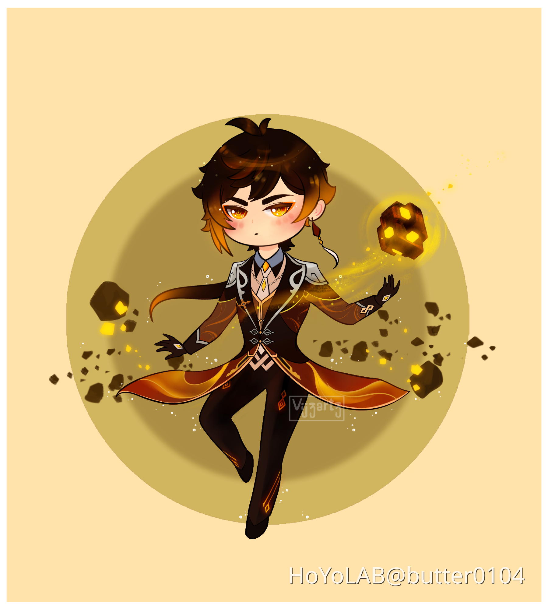 Chibi Zhongli 💗 Genshin Impact | HoYoLAB