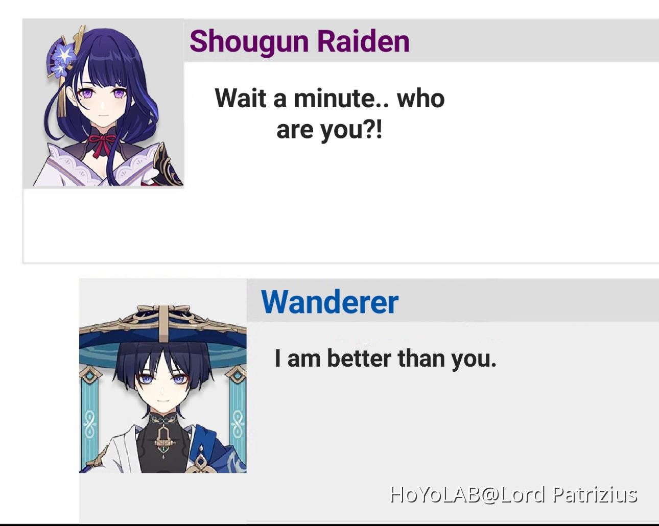 Ein paar Wanderer Memes! (‘ε ’) Genshin Impact | HoYoLAB