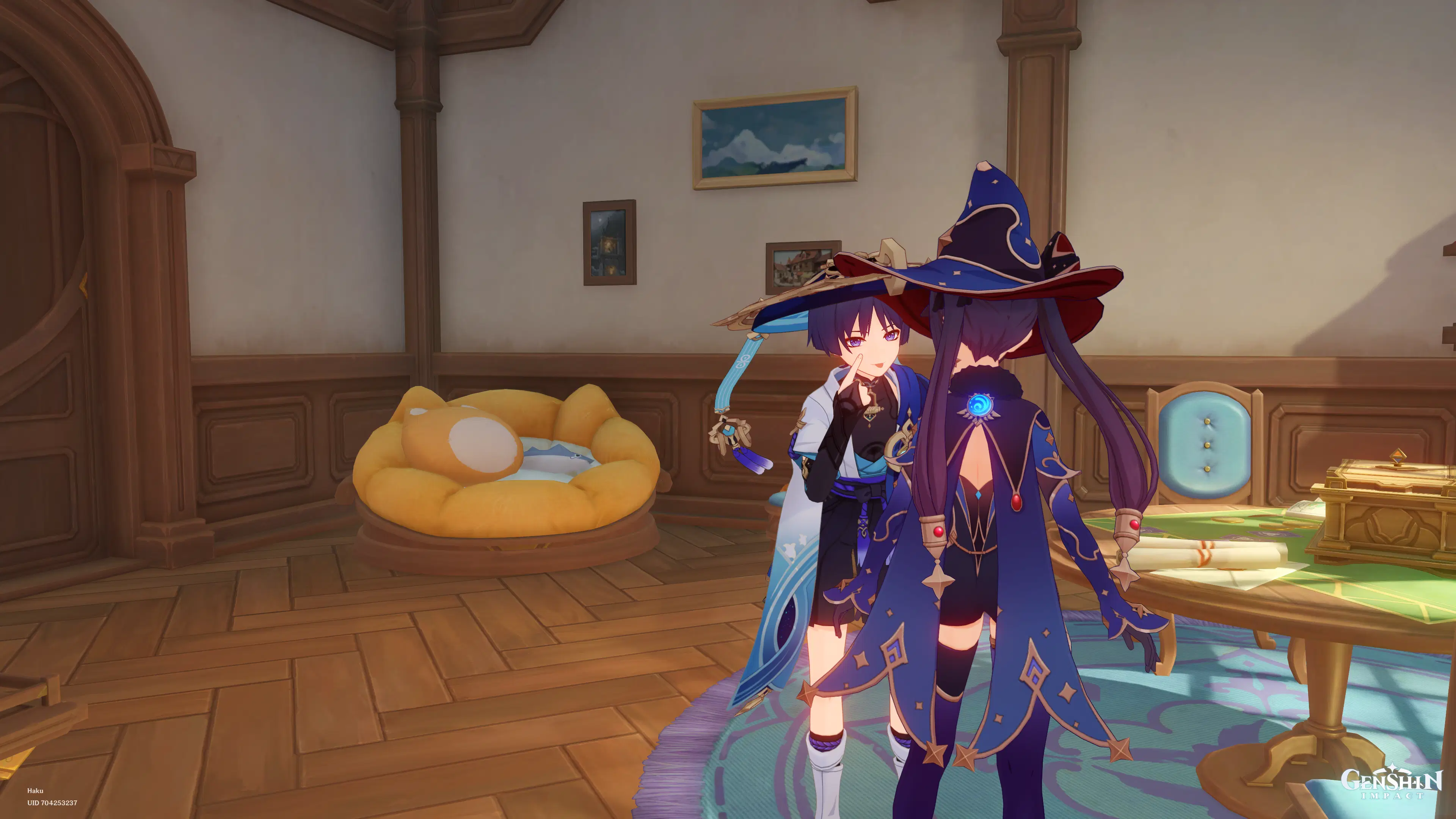 Mona and Wanderer Genshin Impact | HoYoLAB