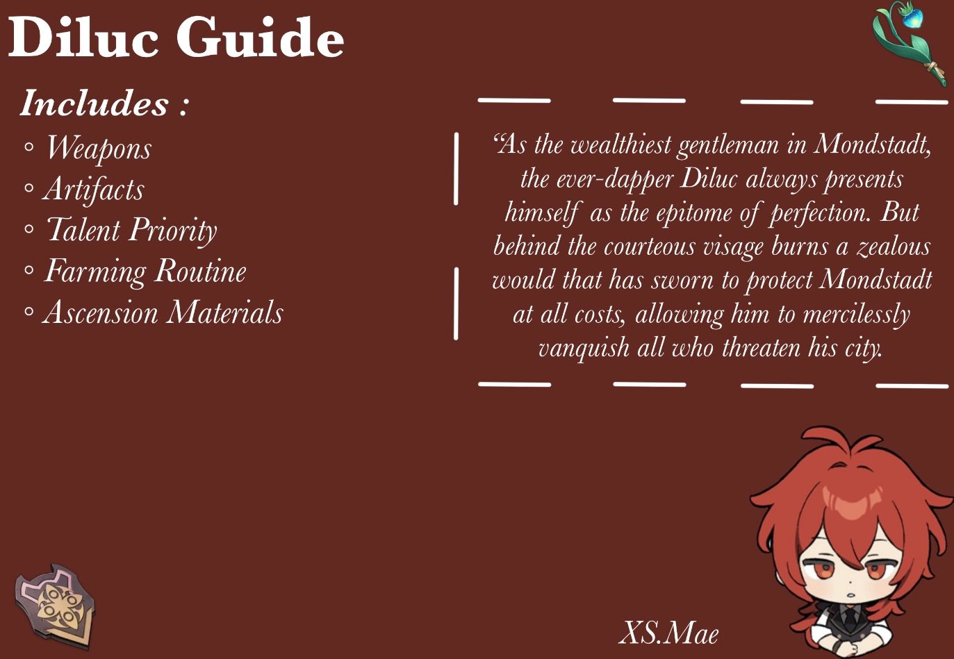 Diluc Guide Genshin Impact | HoYoLAB