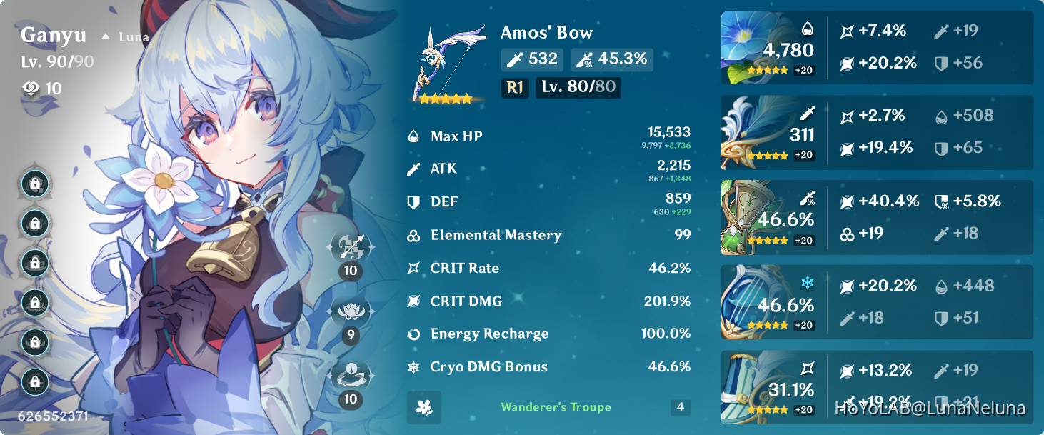 Final Ganyu Build Genshin Impact | HoYoLAB