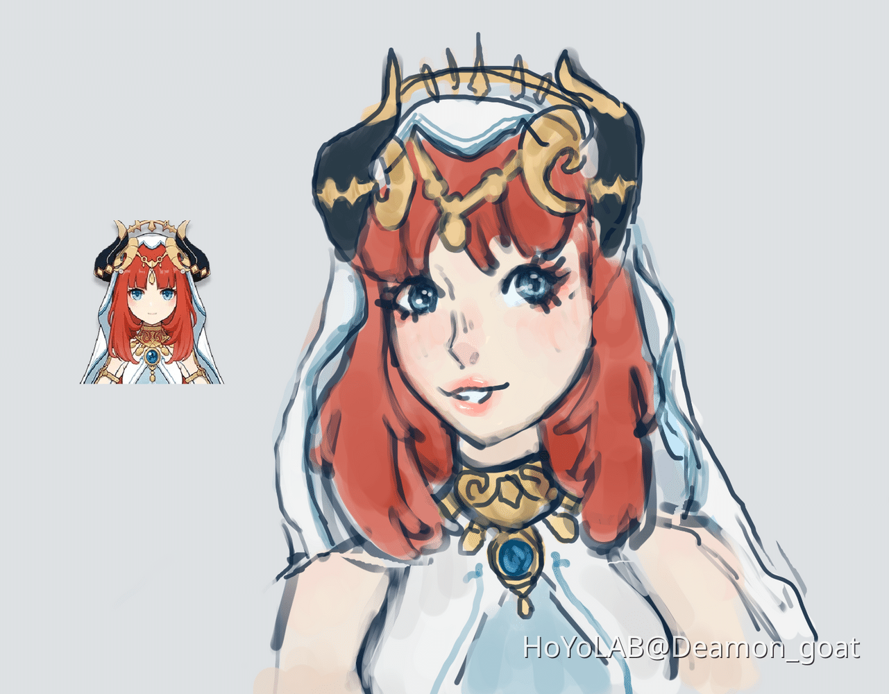 nilou fanart Genshin Impact | HoYoLAB