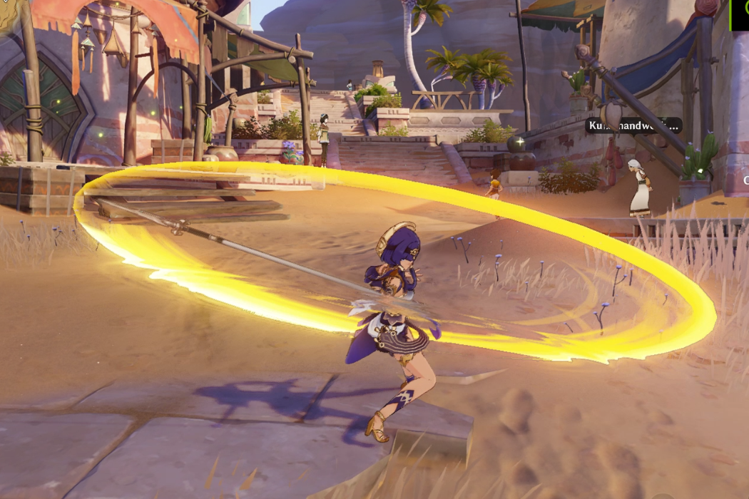 Candace switches hands during attacks Genshin Impact | HoYoLAB