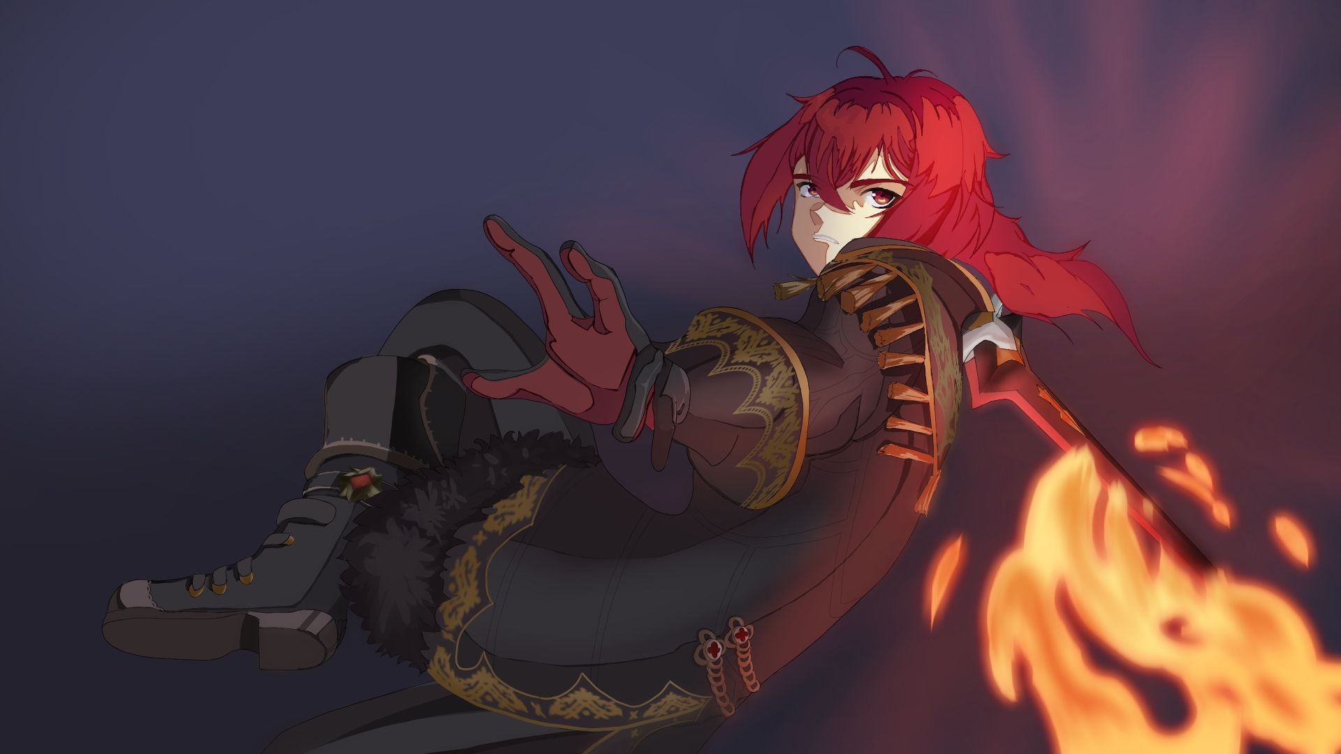 Diluc Fanart Genshin Impact Hoyolab