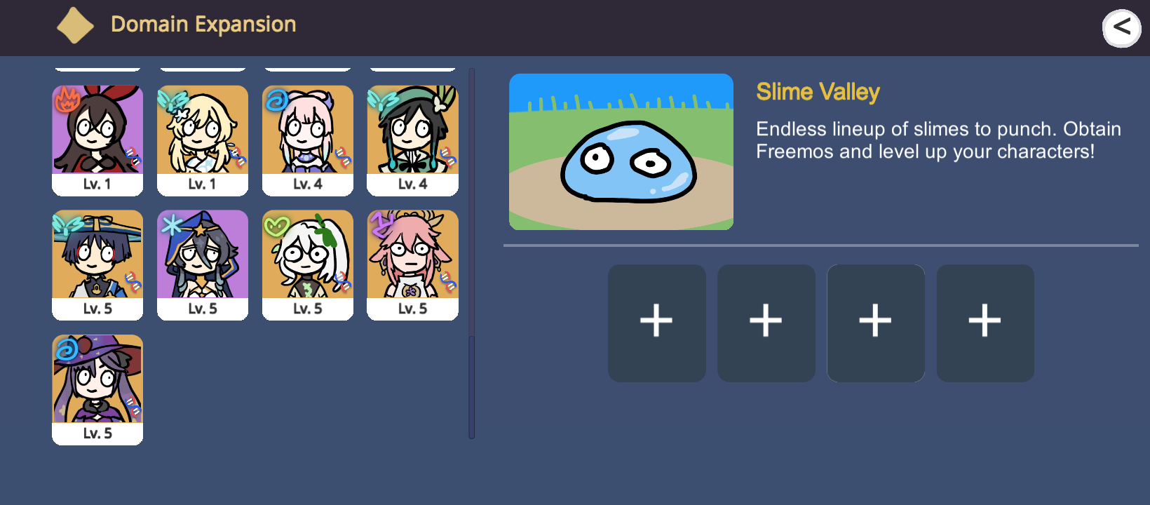 that's nice, but have you ever leveled up your characters on silly ...