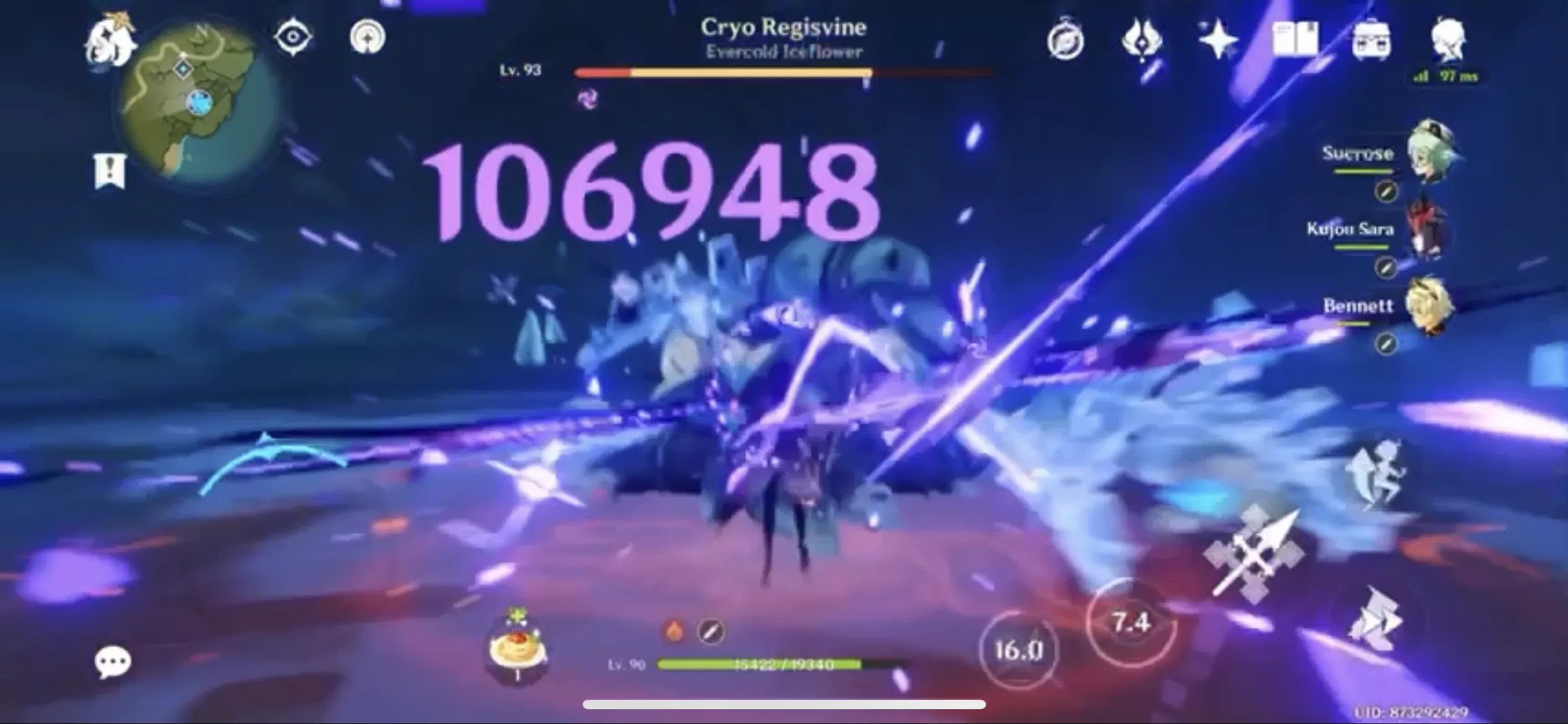 My Raiden Shogun burst dmg with buff Genshin Impact | HoYoLAB