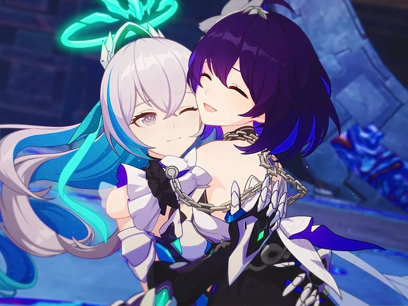 Bronya Smiling at Seele Honkai Impact 3rd | HoYoLAB