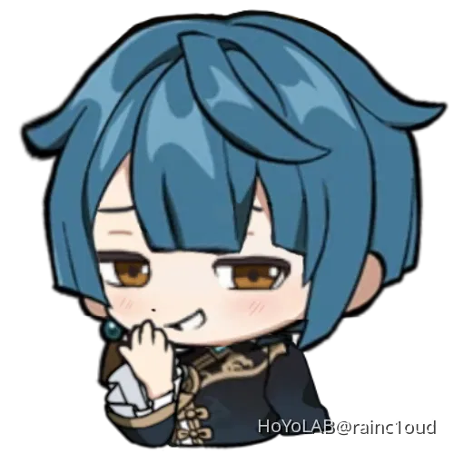 Xingqiu Stickers!! Genshin Impact | HoYoLAB