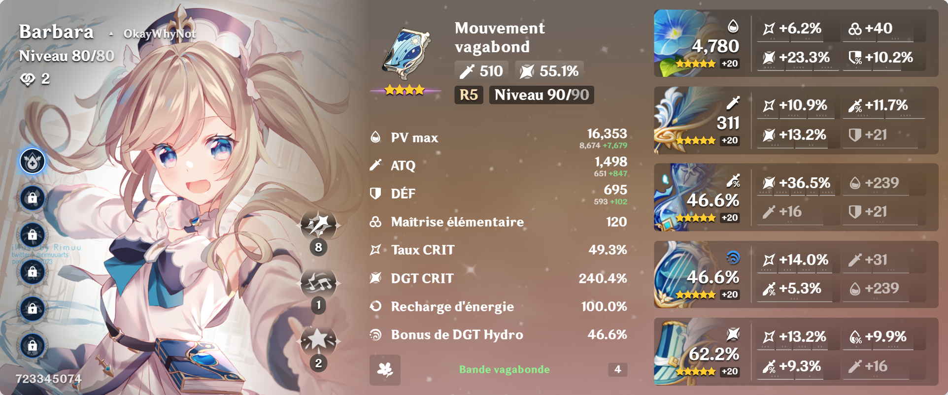 DPS Barbara Genshin Impact | HoYoLAB