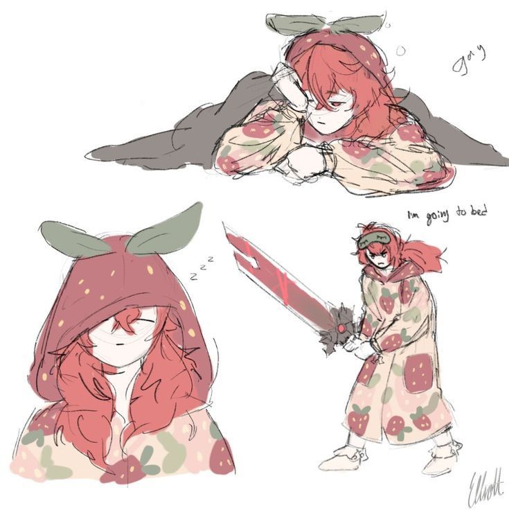 Strawberry diluc has my heart