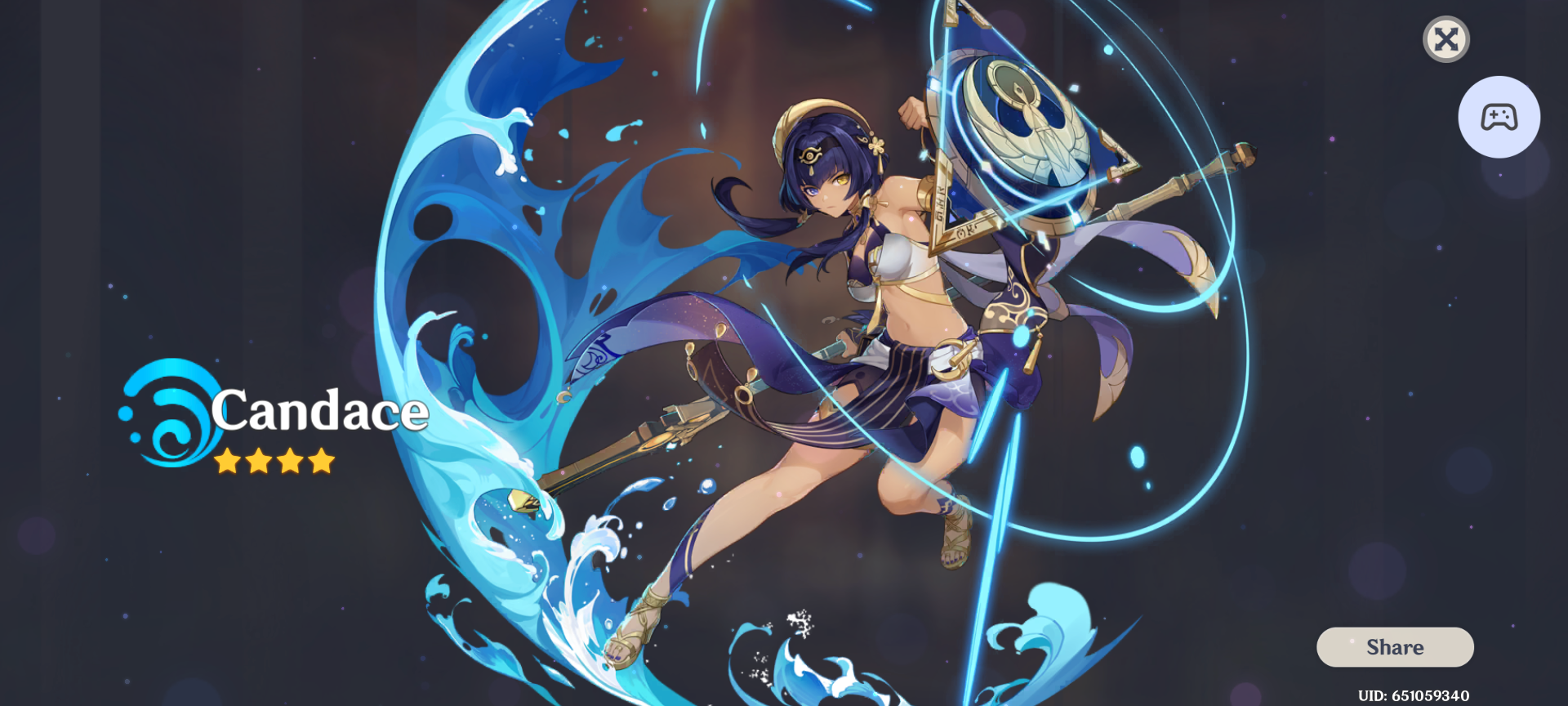 finally got a new hydro character for a freeze team Genshin Impact ...