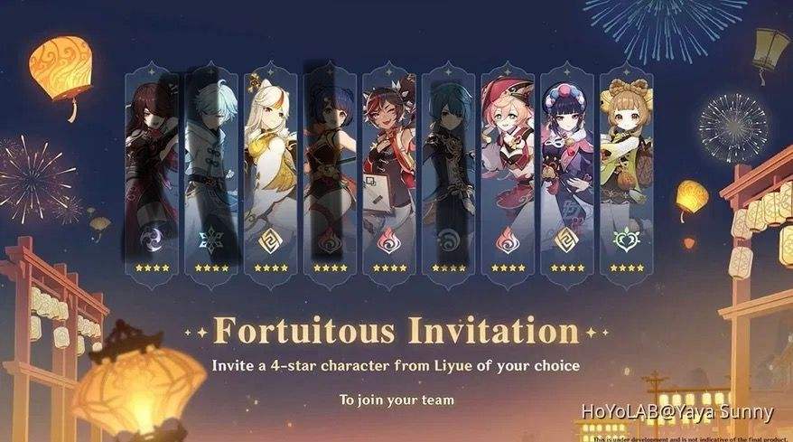 Fortuitous Invitation Genshin Impact | HoYoLAB